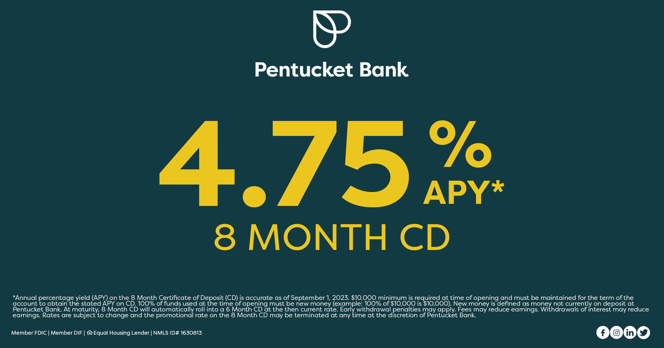 Certificate of Deposit Specials | Pentucket Bank